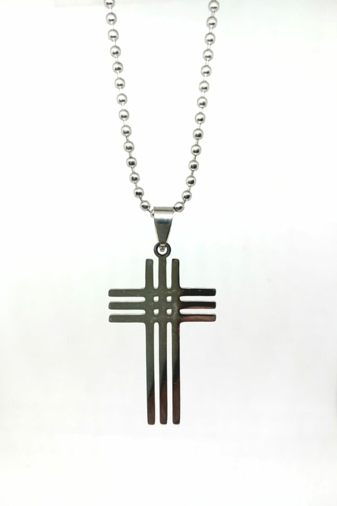 Three Bar Cross Charm - Lazy Daisy